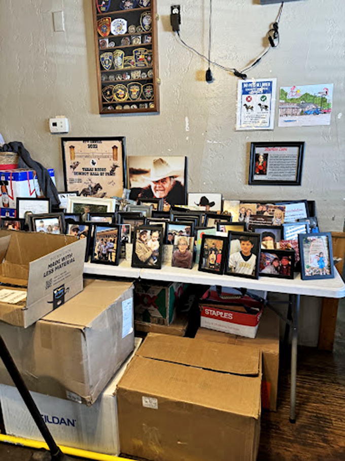 Every photo and patch on these walls tells a story &ndash; a community museum of memories made over countless meals. 