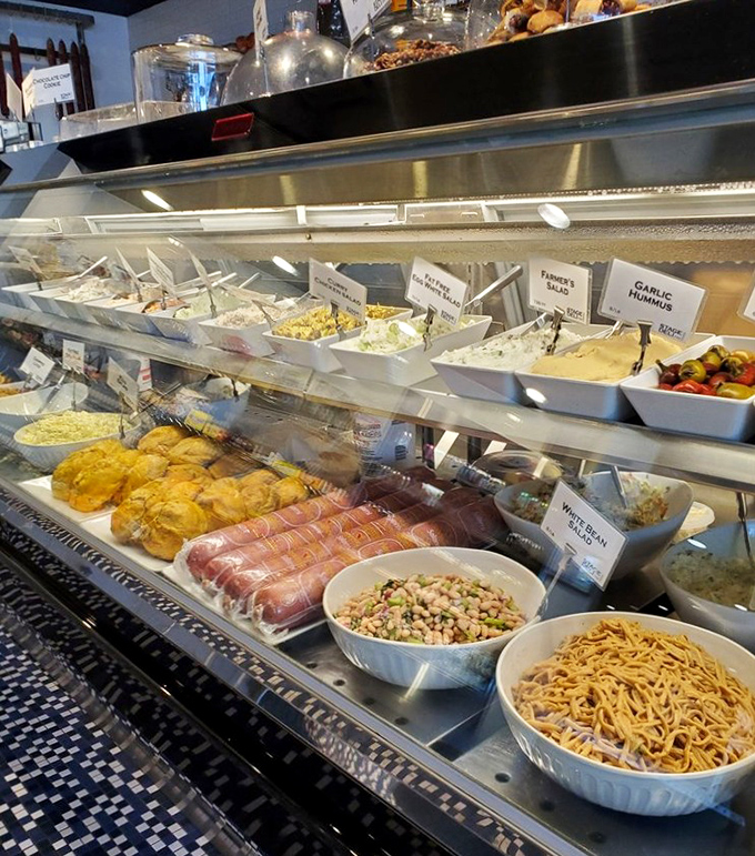 A deli counter that makes decision-making nearly impossible &ndash; each option more tempting than the last in this paradise of prepared foods.