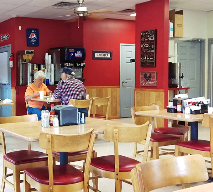 Where conversations happen over coffee cups that never run dry. These two have probably solved all the world's problems several times over.