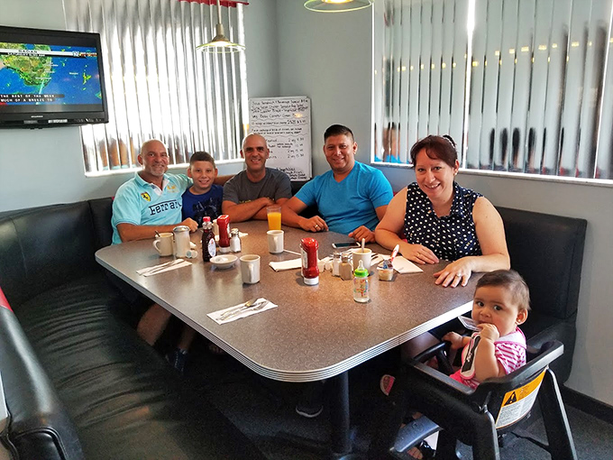 Multi-generational families gathering around formica tables&mdash;the universal sign you've found a place that transcends trendy dining fads.