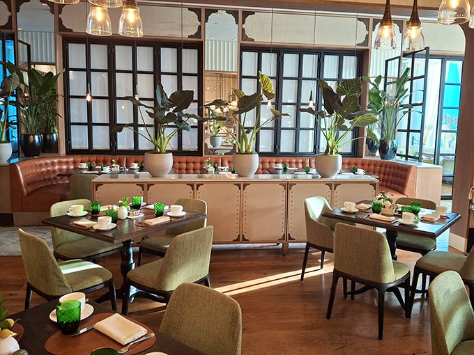 Dining rooms this elegant make you want to practice your best table manners immediately.