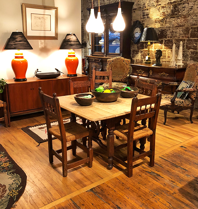 This rustic dining set isn't just furniture—it's the backdrop for future family arguments, holiday feasts, and "remember when" stories for decades to come.