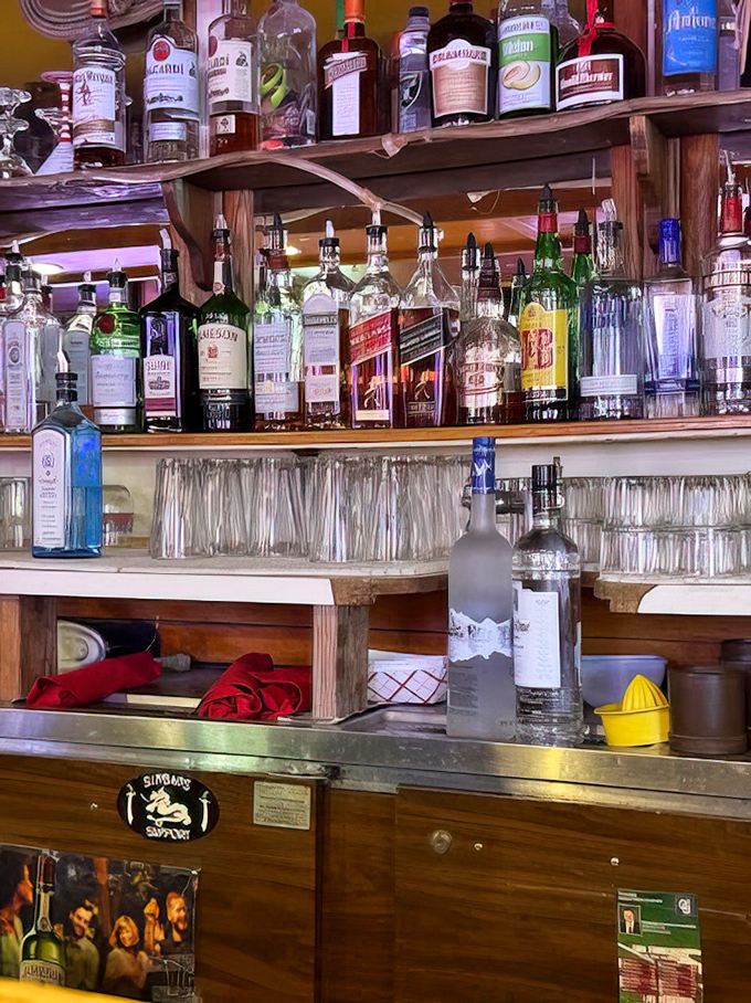 A bar stocked with liquid personality&mdash;where your bourbon arrives with a story and your martini comes with a side of local wisdom.