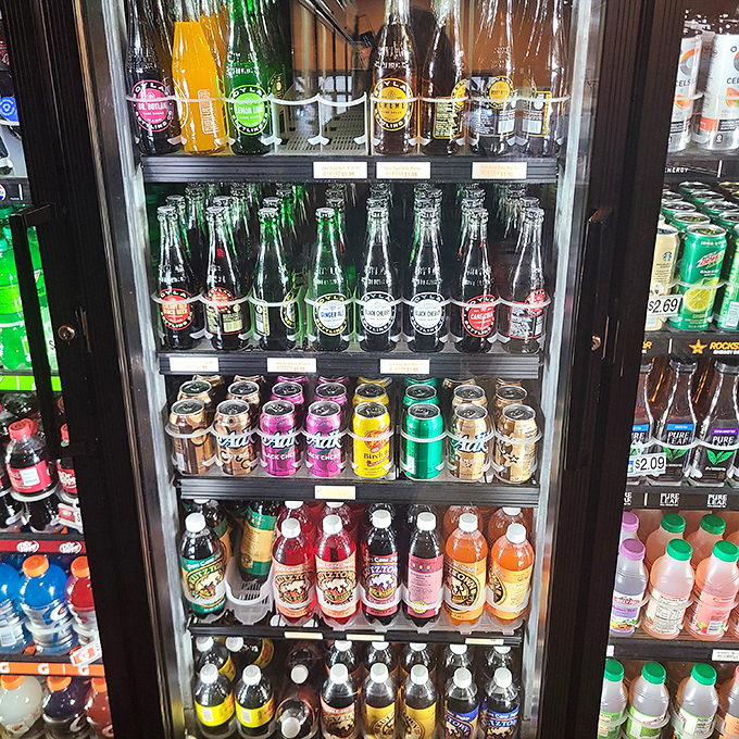 Beverage coolers stocked with everything from sweet tea to craft sodas your grandkids haven't discovered yet.