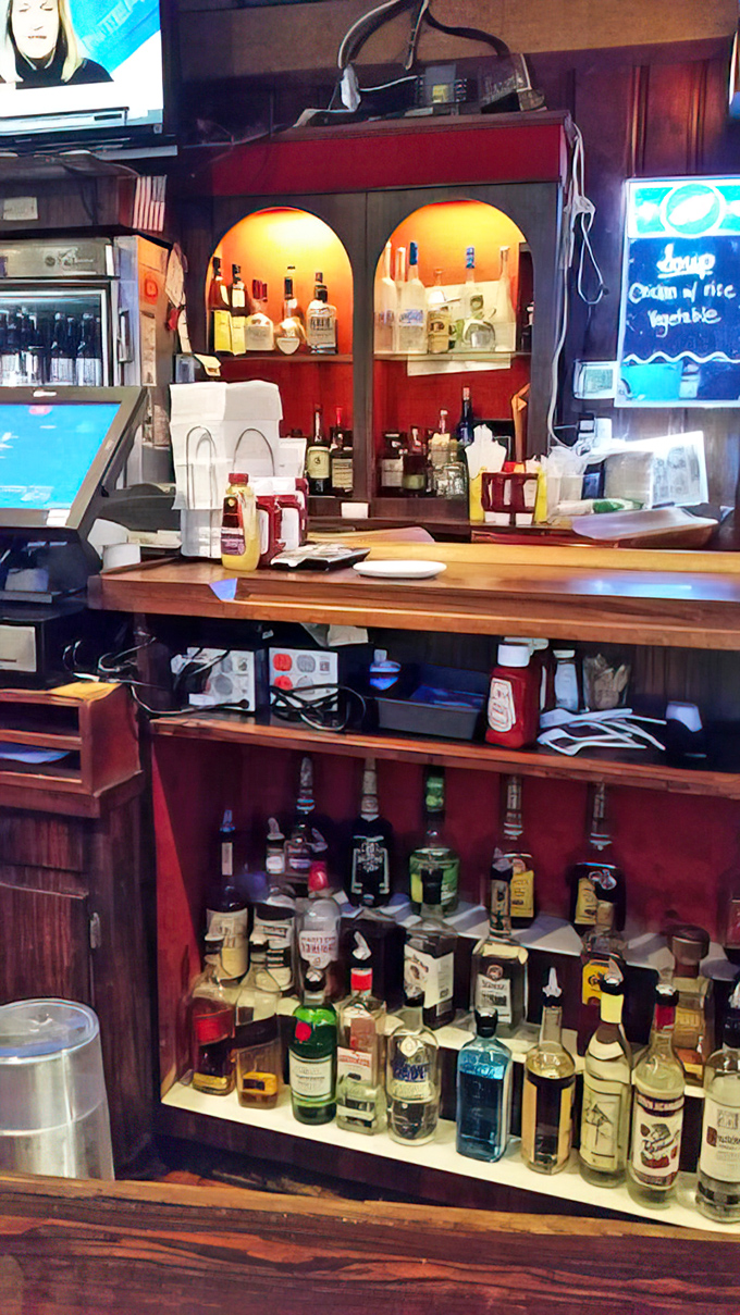 Behind every great tavern is a well-stocked bar where bottles stand like soldiers ready to enhance your meal or soothe your Eagles-related sorrows.