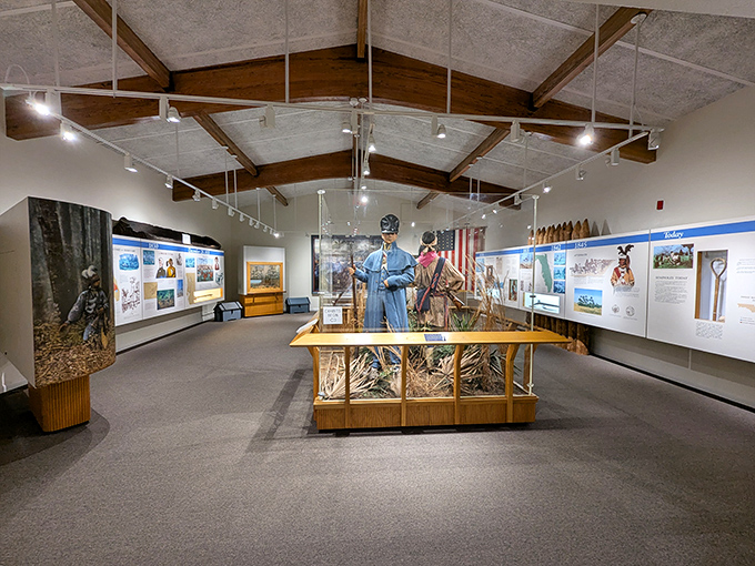 Museum magic: The visitor center's exhibits bring 19th-century Florida to three-dimensional life through artifacts, dioramas, and historical context.