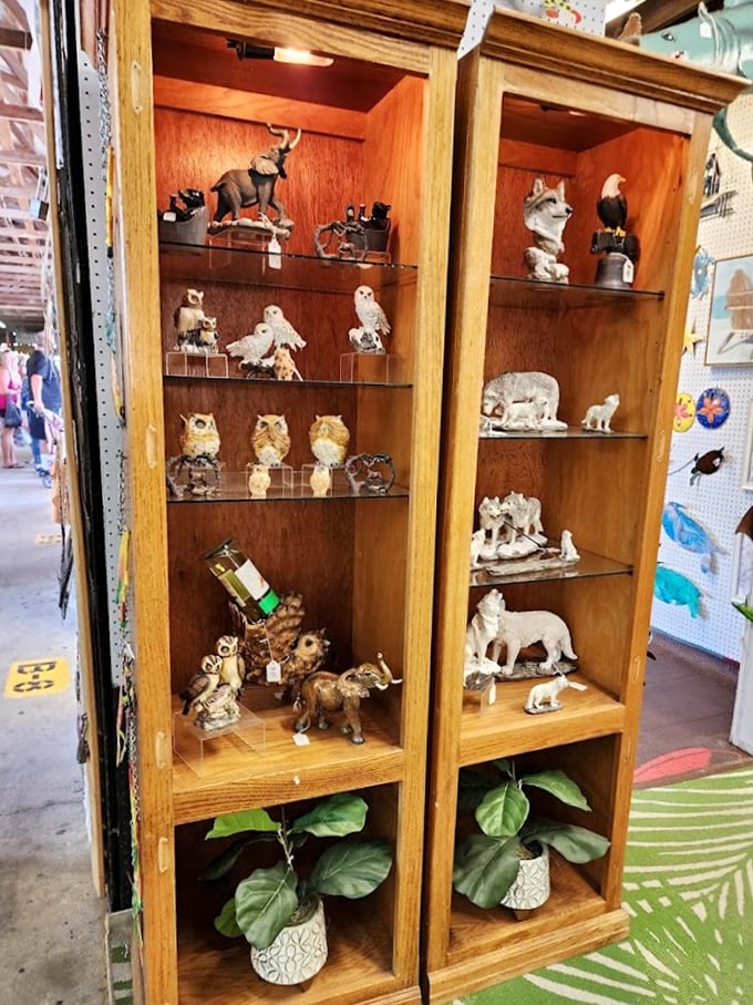 Nature's kingdom in miniature&mdash;owls, wolves, and wildlife captured in collectible form, waiting to become someone's cabinet curiosities.