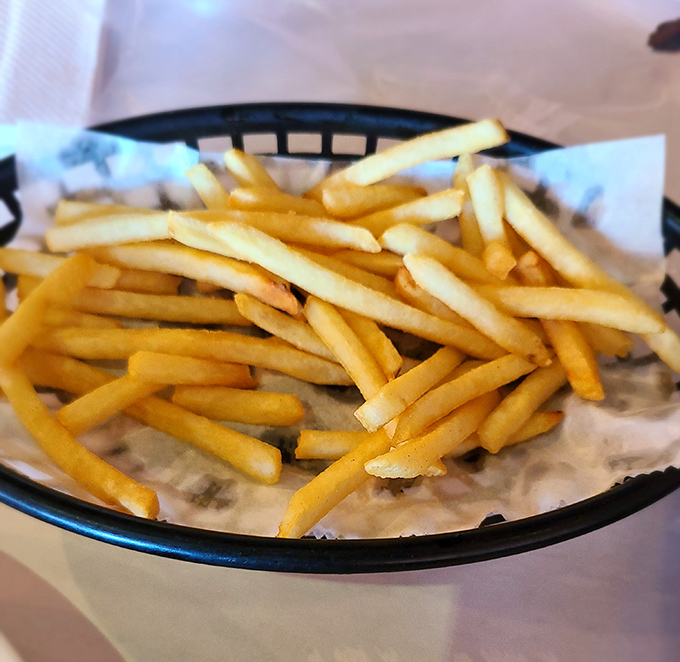 French fries so perfectly golden they deserve their own Instagram account. The supporting actor that sometimes steals the show.