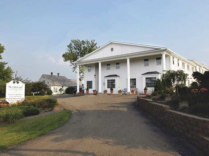 White columns and classic architecture that whisper "slow down" &ndash; the antithesis of our drive-thru, swipe-right world.