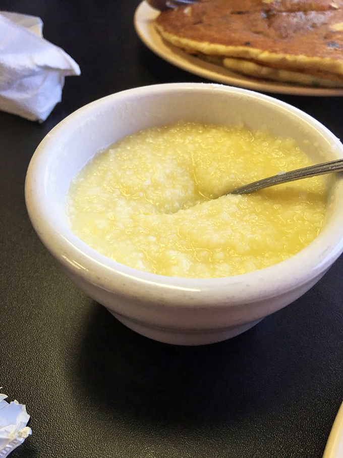 Creamy grits that would make any Southern grandmother nod in approval &ndash; comfort in a bowl.