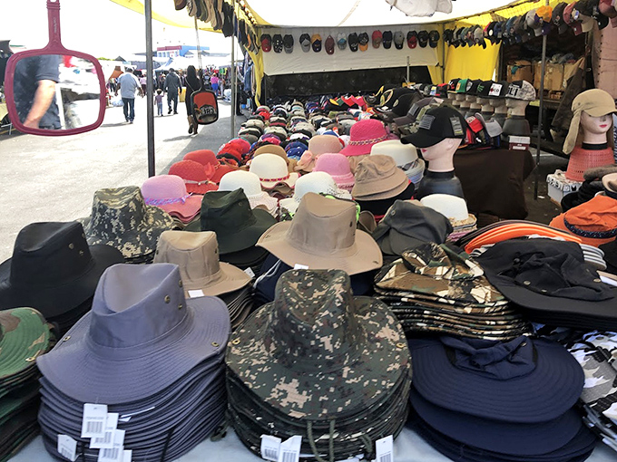 Hat-topia! From sun protection to fashion statement, this colorful array proves that the right headwear is always the crowning touch to any outfit. 