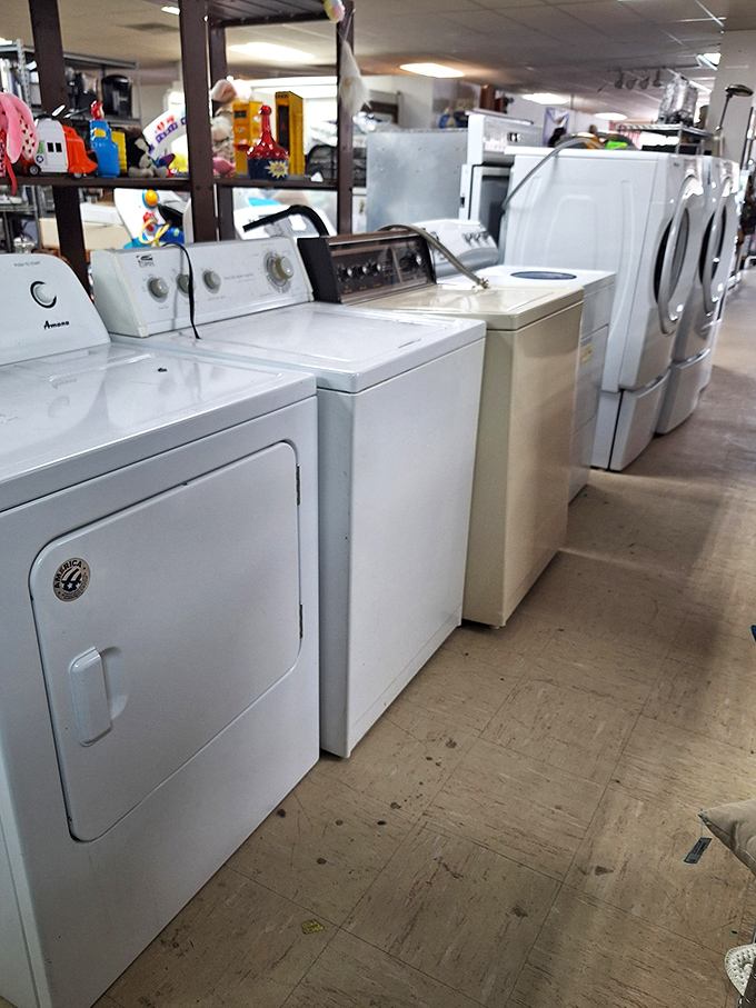 Washer wonderland! These appliances might have seen other people's laundry, but they're ready to tackle yours for a fraction of retail.