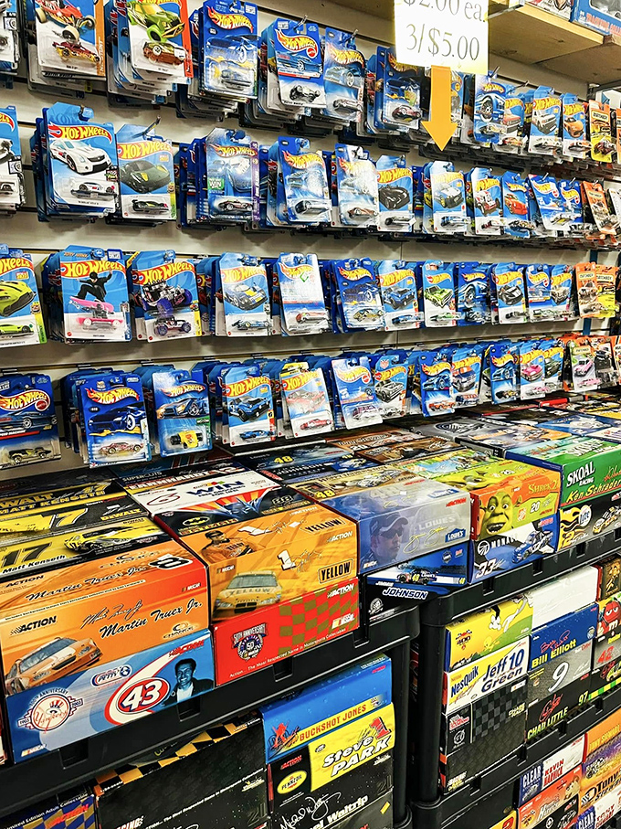 Hot Wheels heaven for collectors young and old. The toy cars your inner eight-year-old still desperately wants to race down the hallway.