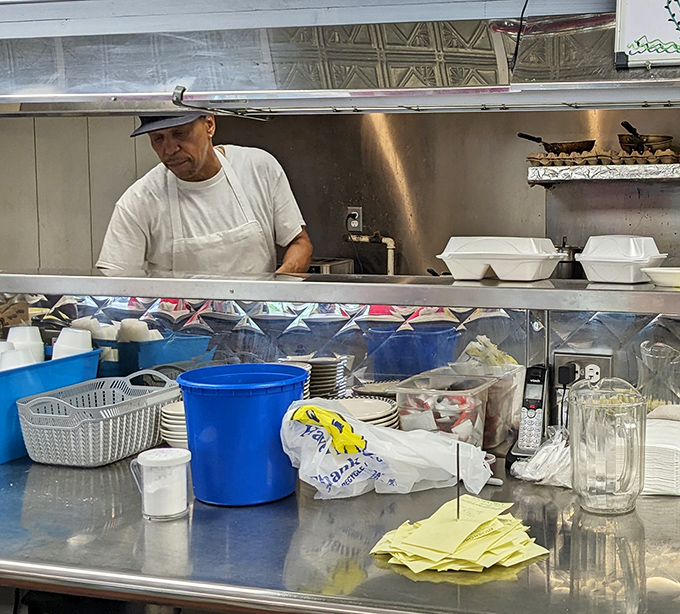 Behind every great diner is a kitchen maestro who's seen it all. Those hands have flipped more eggs than most of us have had hot breakfasts.