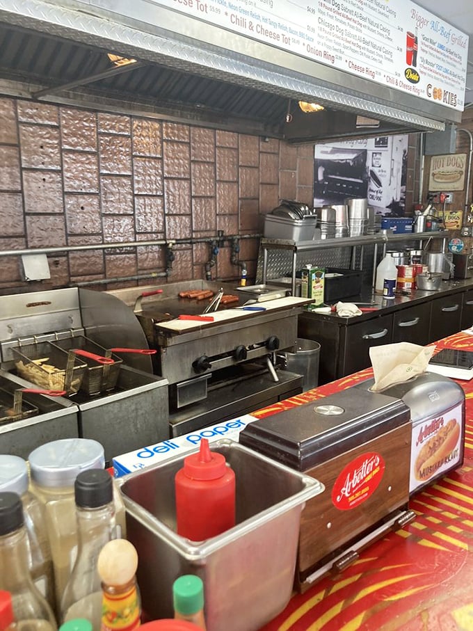 Behind-the-scenes glimpse where the magic happens &ndash; clean, efficient, and focused on quality food preparation.