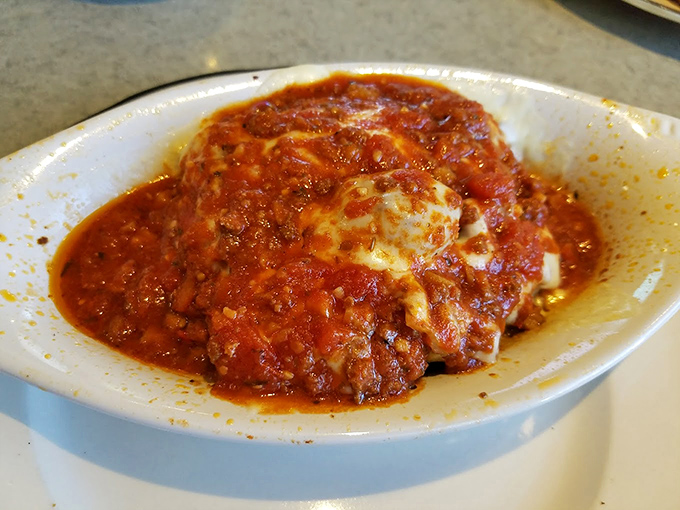 Lasagna that would make any Italian grandmother nod in approval. Layers of pasta, sauce, and cheese in perfect harmony.