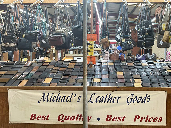 Michael's leather goods: where wallets come to meet their match and purses find purpose. Quality that speaks in whispers, not shouts.