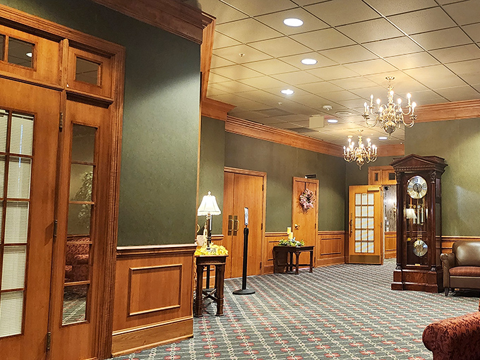The lobby welcomes you like an old friend's front porch - warm, inviting, and promising good times.