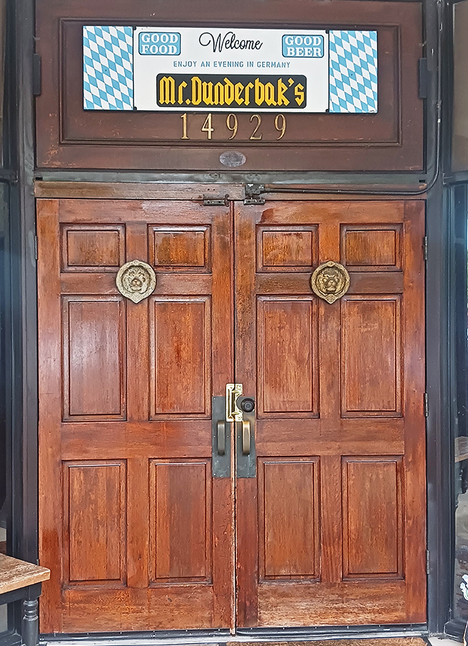 "Welcome to Germany" promises the sign above these sturdy wooden doors. Cross this threshold and leave Florida behind&mdash;no passport required. 