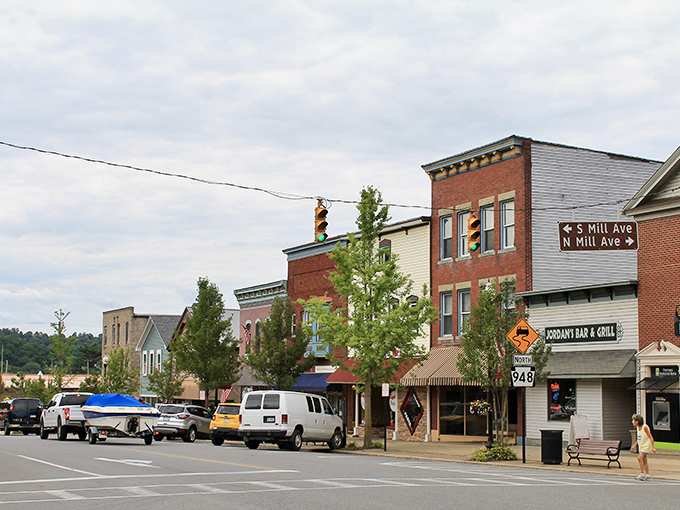 Downtown Ridgway keeps its small-town soul intact while the rest of the world rushes by.