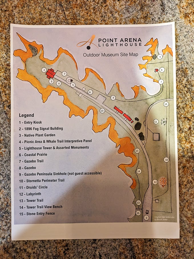 A treasure map without the buried gold &ndash; unless you count spectacular views and coastal trails as treasure. Which, let's be honest, we absolutely should. 