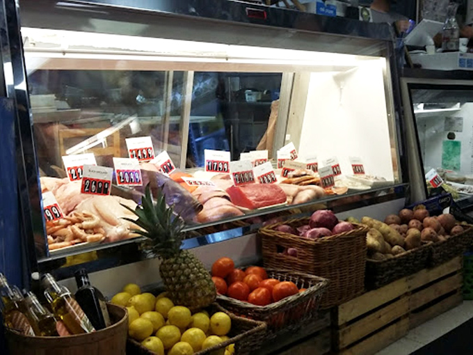 The market case gleams with today's catch, a rainbow of seafood possibilities. Those fresh fillets are practically waving at you, begging to come home.