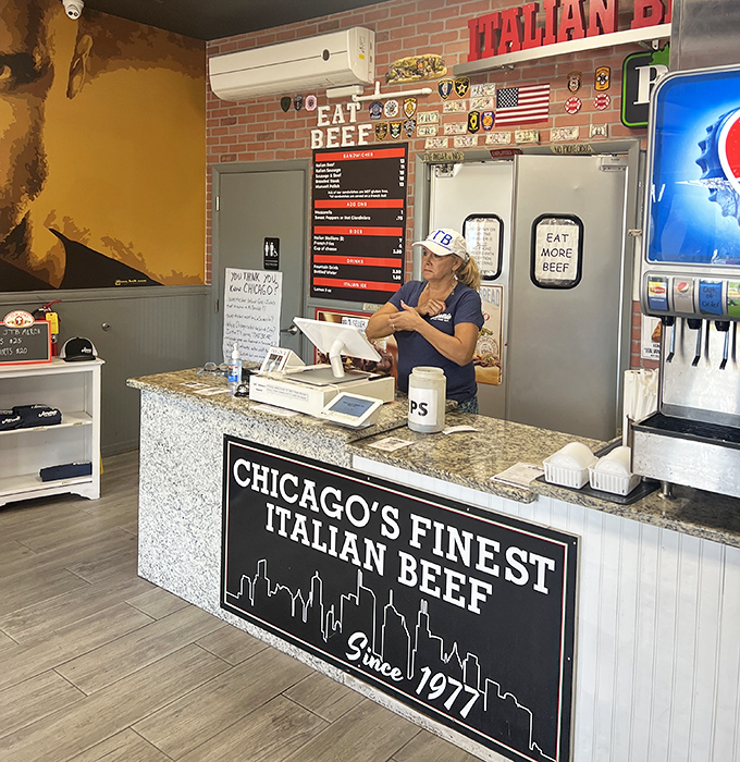 "Chicago's Finest Italian Beef Since 1977" &ndash; a bold claim that's backed up by every juicy, perfectly seasoned bite that comes across this counter.