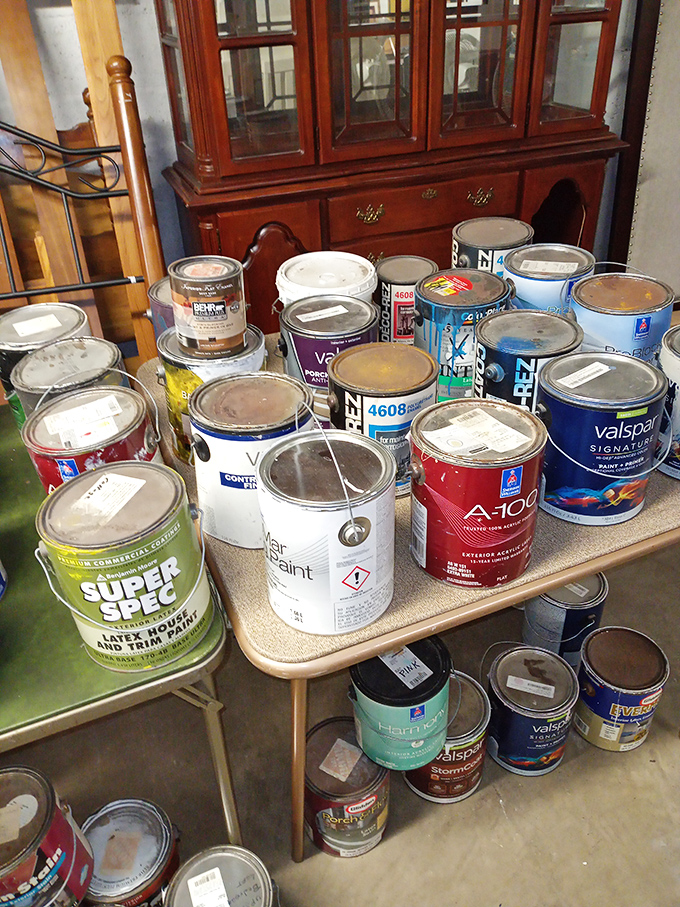 DIY dreamland&mdash;these paint cans represent thousands of potential makeovers just waiting for your inspiration to strike.