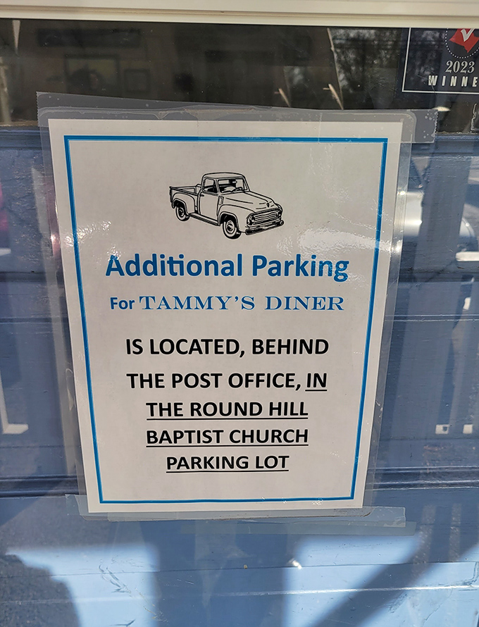 Free parking might seem basic, but it's one less thing to worry about before your perfect meal.