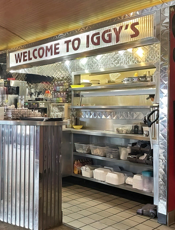 Welcome to Iggy's &ndash; three words that promise good things are coming. The pass-through window offers glimpses of culinary magic in progress.