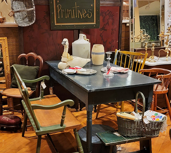 "Primitives" indeed&mdash;this rustic farmhouse table setting would make Joanna Gaines swoon while whispering "shiplap" under her breath.