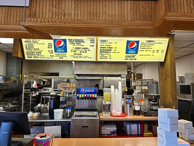 Where the magic happens &ndash; no smoke, no mirrors, just honest cooking. The command center of comfort food.