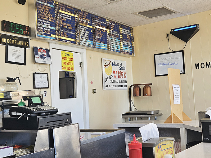 Behind this register, thousands of burger transactions have occurred&mdash;each one a ticket to flavor town without the fancy price tag.