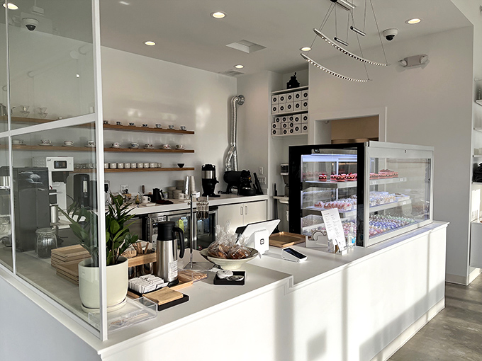 Where the magic happens&mdash;a pristine counter that separates mere mortals from the dessert wizards who craft these edible works of art.