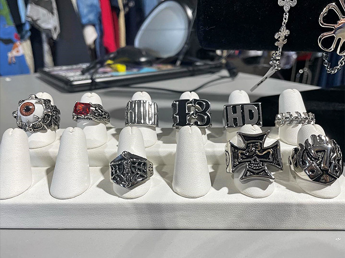 Gothic and edgy rings await new hands to adorn, each one offering instant character without the commitment of a tattoo.
