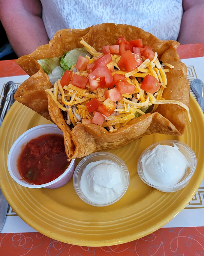 Fresh salad that provides the perfect lighter counterpoint to all those hearty, stick-to-your-ribs main course options.