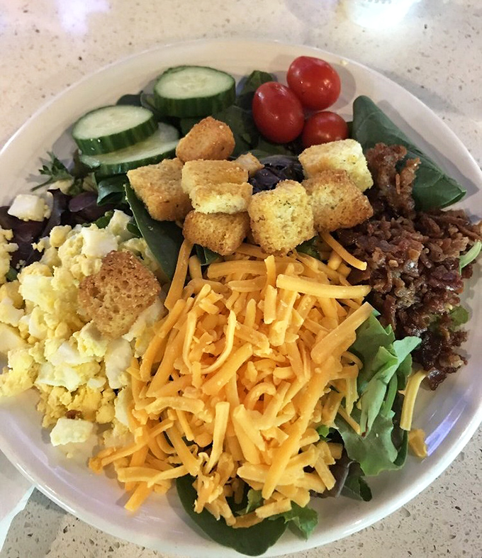 A salad that doesn't apologize for being healthy—vibrant, colorful, and substantial enough to satisfy even dedicated carnivores.