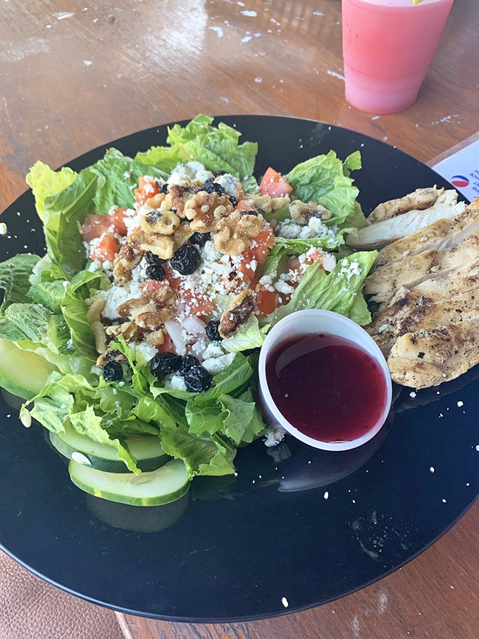 Even the salads here come with enough personality to make vegetables seem like old friends.