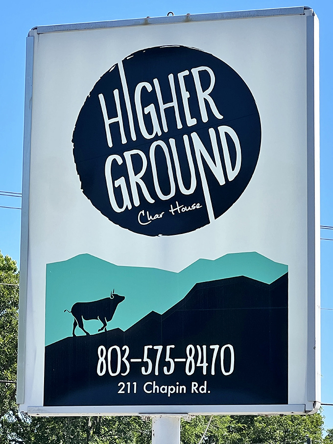 A sign that promises exactly what awaits inside: higher standards, better food, and a dining experience that elevates the ordinary to extraordinary.