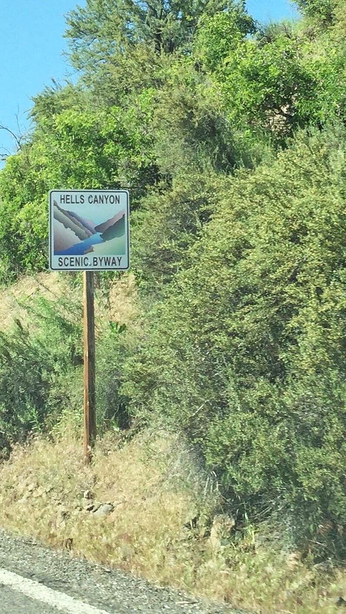 When you see this sign, you know you're entering something truly special ahead.