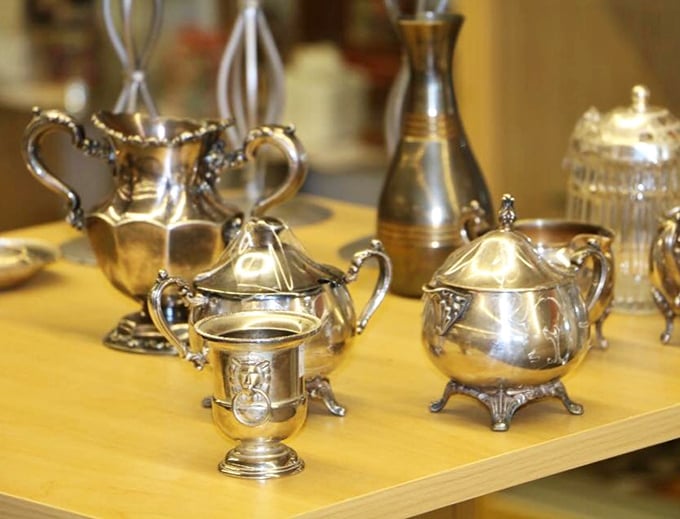 Silver service fit for Downtown Abbey, priced for downstairs budgets. These pieces have poured tea for someone's grandmother and are ready for your dinner party.