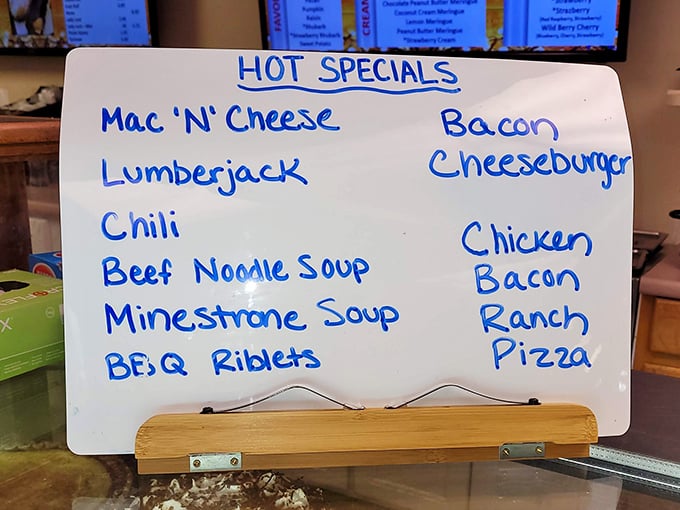 Daily specials that change like the seasons, keeping even the most frequent visitors guessing happily.