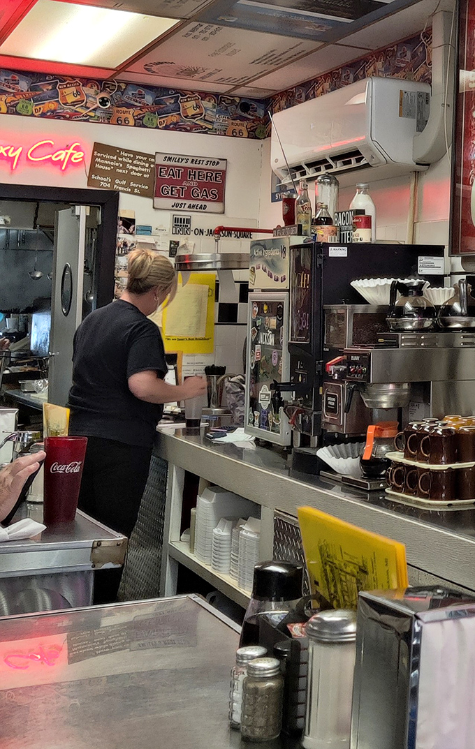 Friendly faces behind the counter who treat every customer like family, genuine hospitality never goes out.