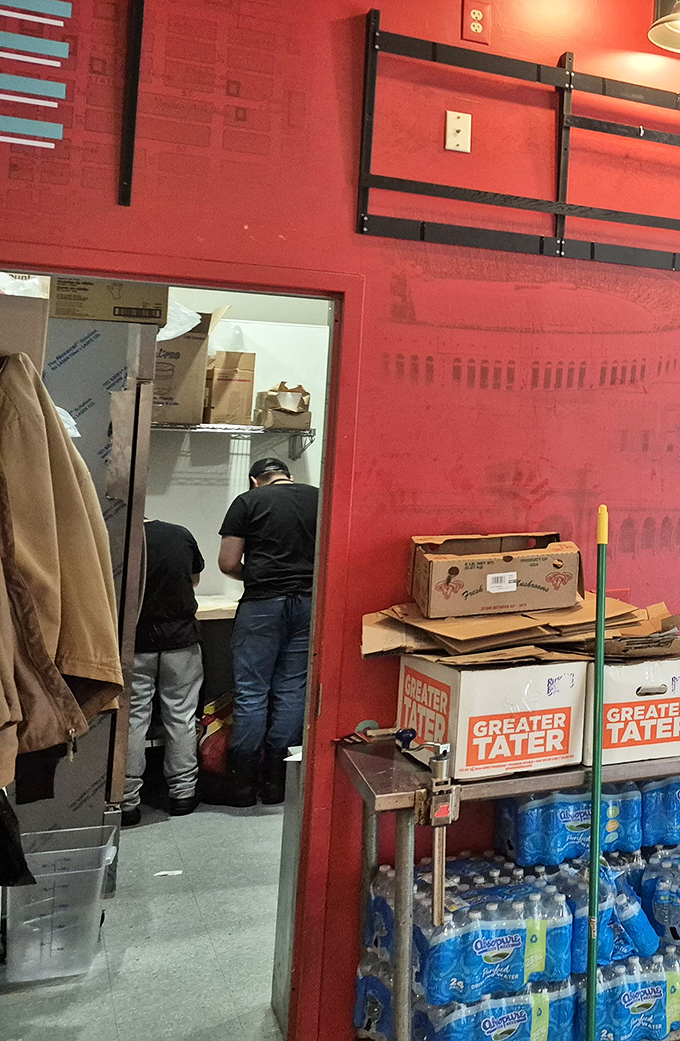 The back-of-house ballet—where ingredients become art and sandwiches are born. This is where the real magic happens.