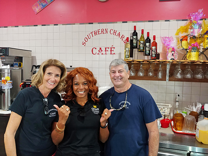 Smiling faces behind the counter prove that great food starts with people who genuinely care about feeding souls.