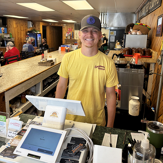 That smile says it all&mdash;genuine small-town hospitality served up fresh daily alongside the hot dogs and fries.