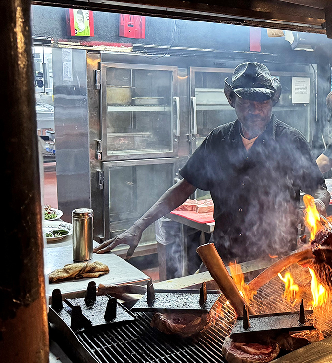 Behind every great steak is a skilled chef playing with fire. This isn't cooking&mdash;it's performance art with delicious consequences. 