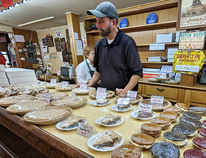 The staff handles each pie with reverence, knowing they're not just selling dessert but a slice of Pennsylvania tradition.
