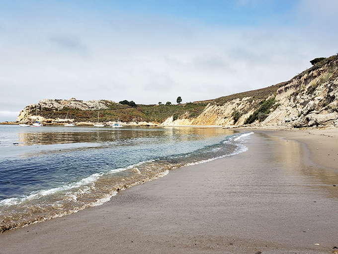 Gentle waves meeting pristine sand &ndash; the beach equivalent of that perfect first sip of morning coffee.