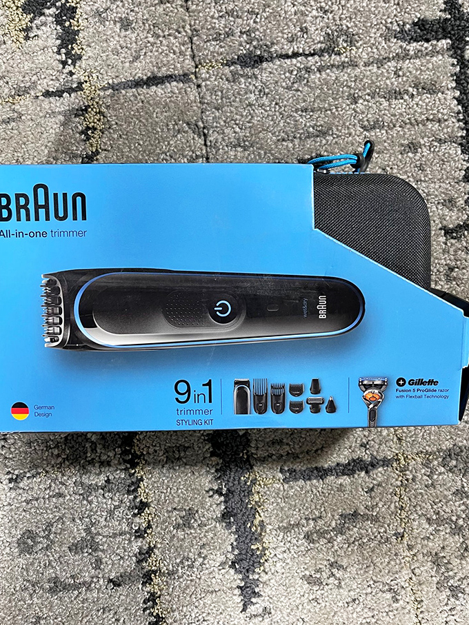 This Braun trimmer kit represents the holy grail of bin store finds&mdash;high-end grooming technology for pennies on the dollar.